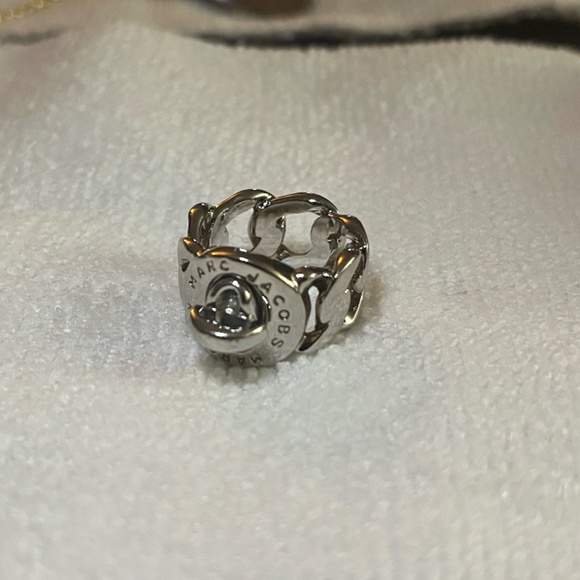 Marc Jacobs | Jewelry | Marc Jacobs Silver Turnlock Chain Ring | Poshmark